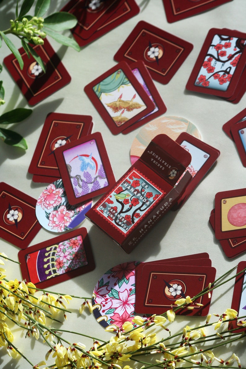 Hanafuda Cards 花札 - Etsy