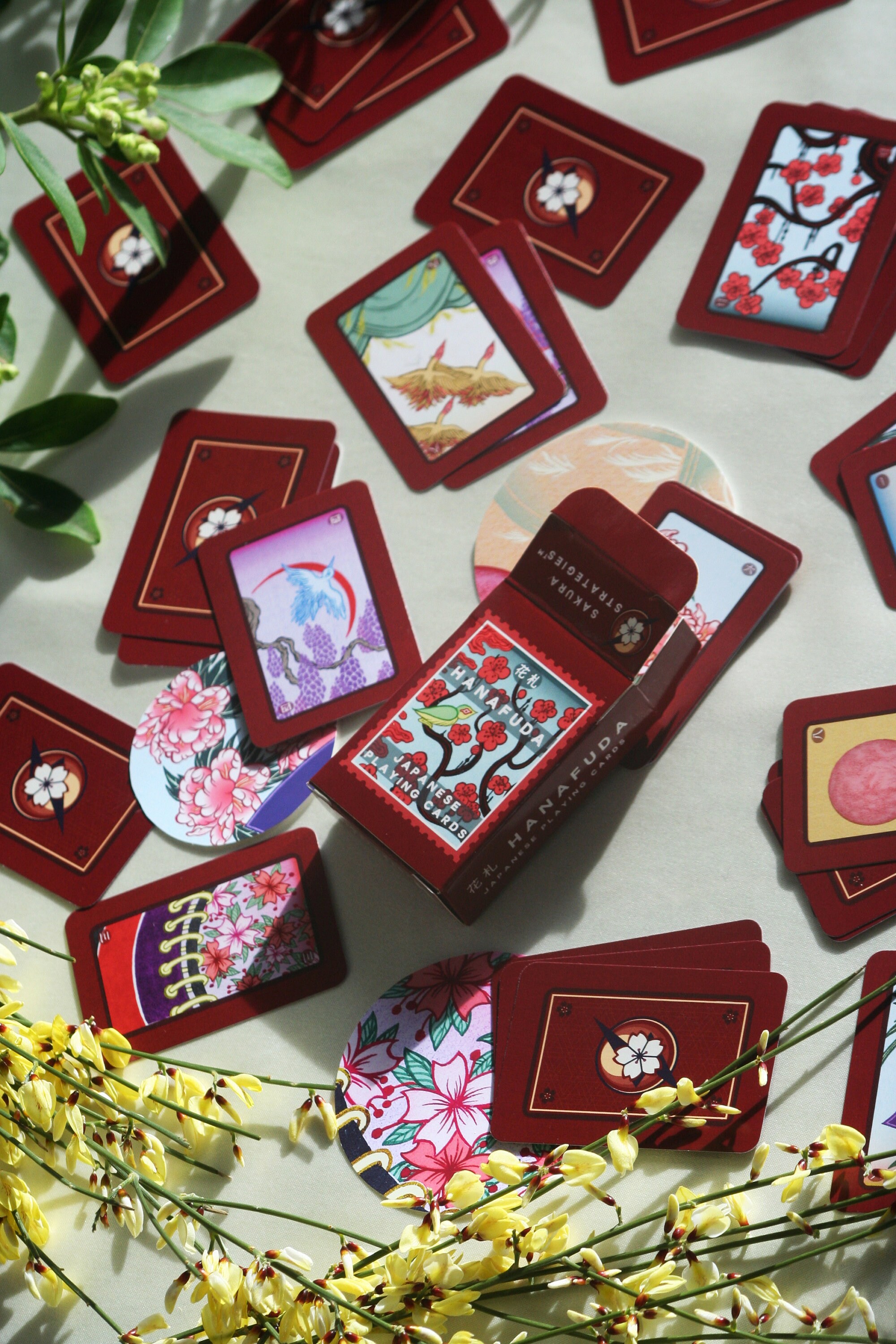 Hanafuda Cards 花札 - Etsy