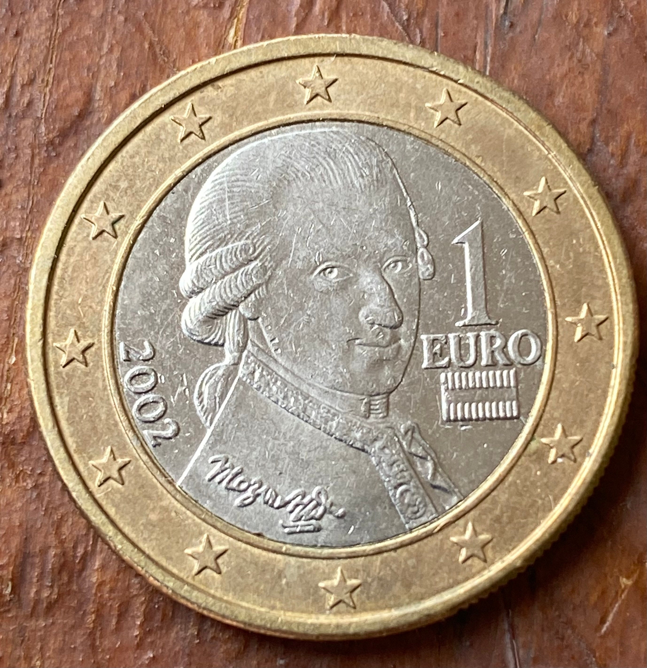 1 Euro 2002 Austria - Etsy