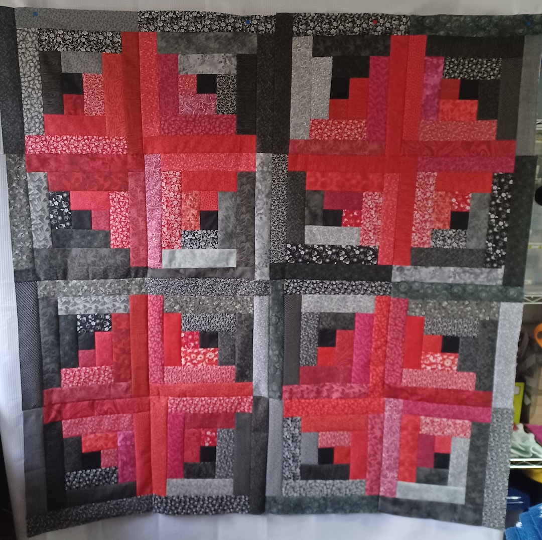 Log Cabin Quilts - Etsy