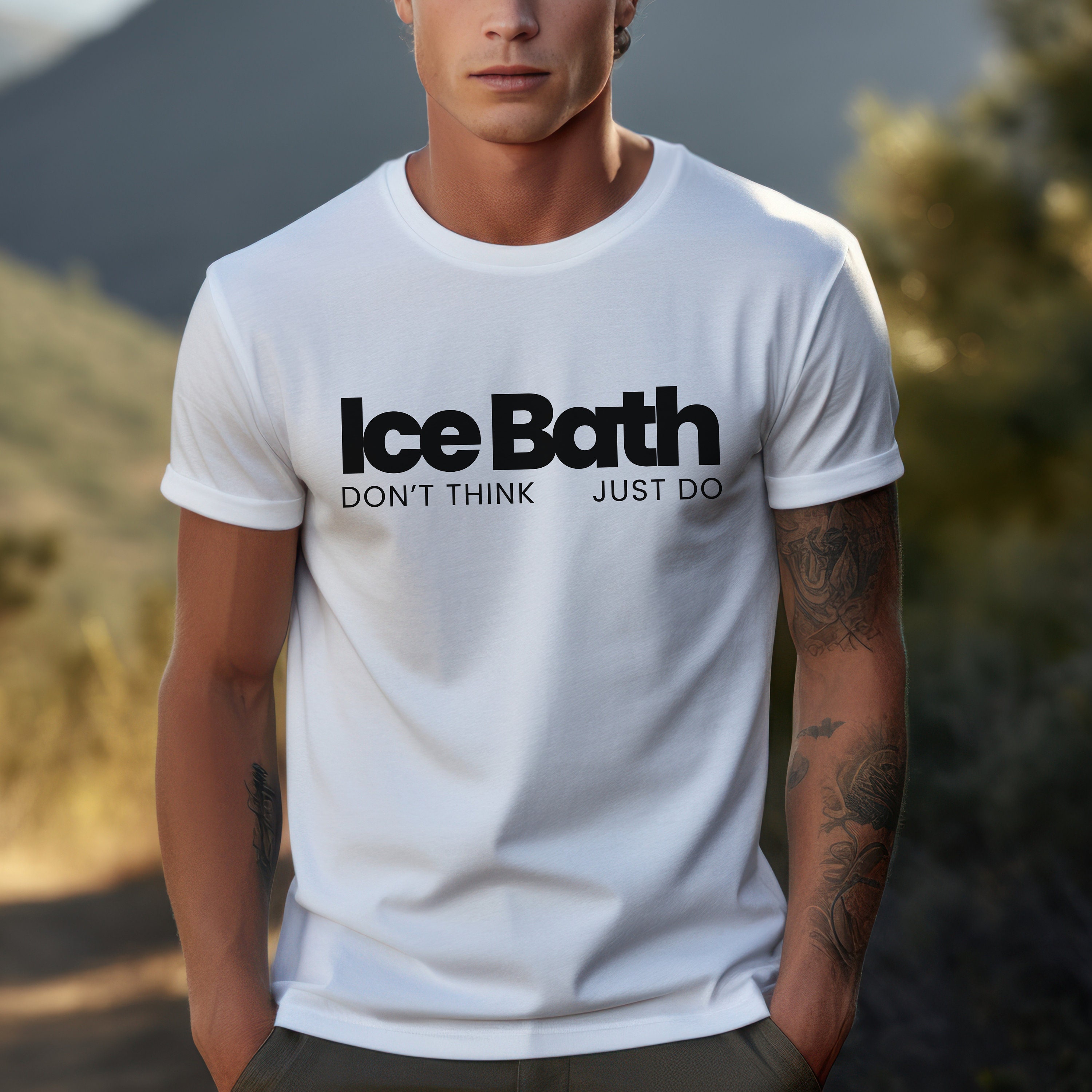 Ice Bath Dont Think Just Do Shirt, Funny Ice Bath Gift T-shirt, Cold ...