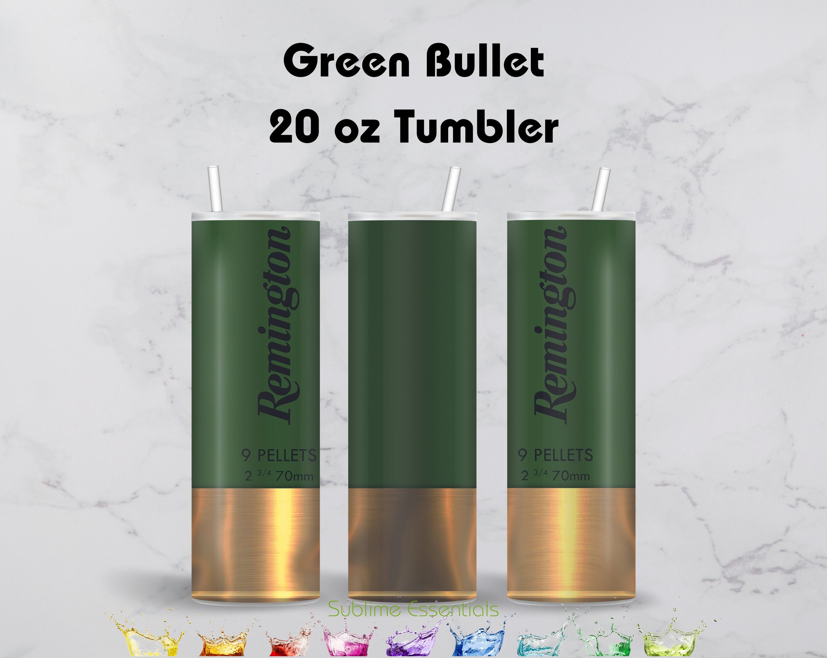 20 Oz Tumbler Beer & Bullets Inspired 5 Image Options Custom Made to ...