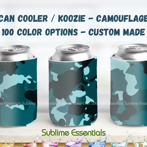 Camouflage Koozie - Etsy