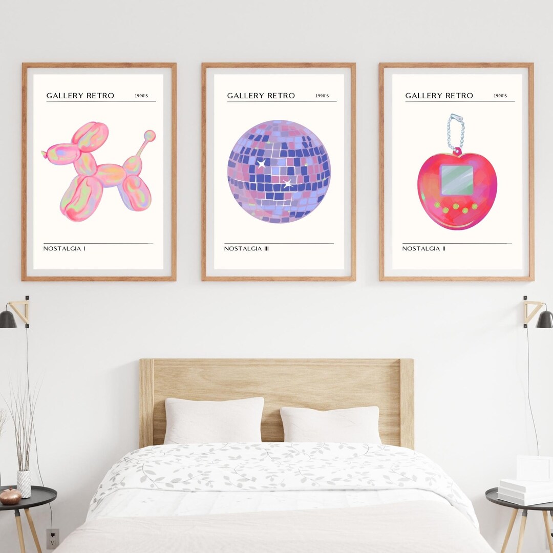 Nostalgia Retro Poster, 90's Wall Art, Instant Download Digital Art ...