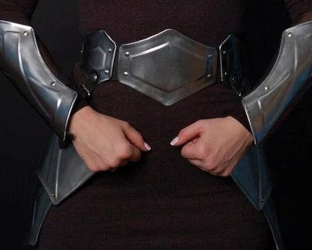 LARP Princess Medieval Elf Fantasy Costume Elven Steel Armor, Lady ...