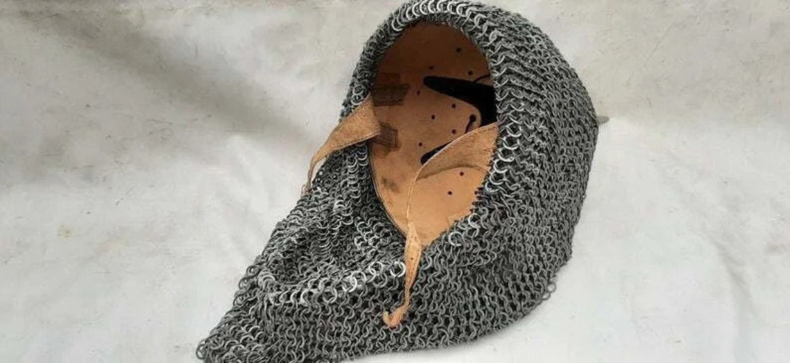 18GA Steel Medieval Turban Islamic Face Mask Helmet Costume Armor ...