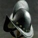 18 Gauge SCA Black Spanish Marion Helmet, Medieval Conquistador Costume ...