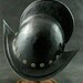 18 Gauge SCA Black Spanish Marion Helmet, Medieval Conquistador Costume ...