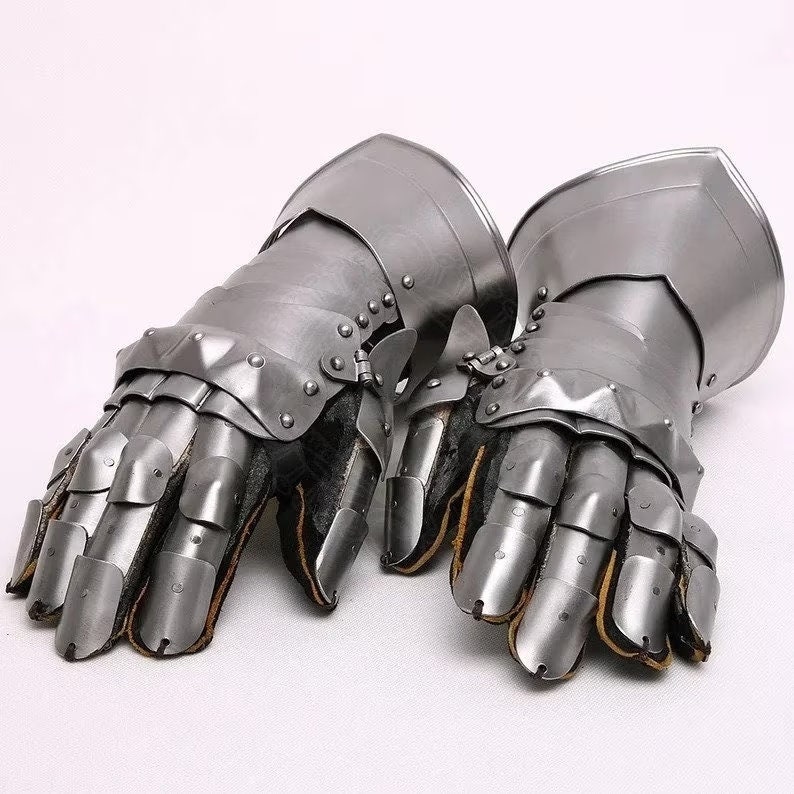 New Antique Medieval Knight Armor Gloves Warrior Gauntlets Combat ...