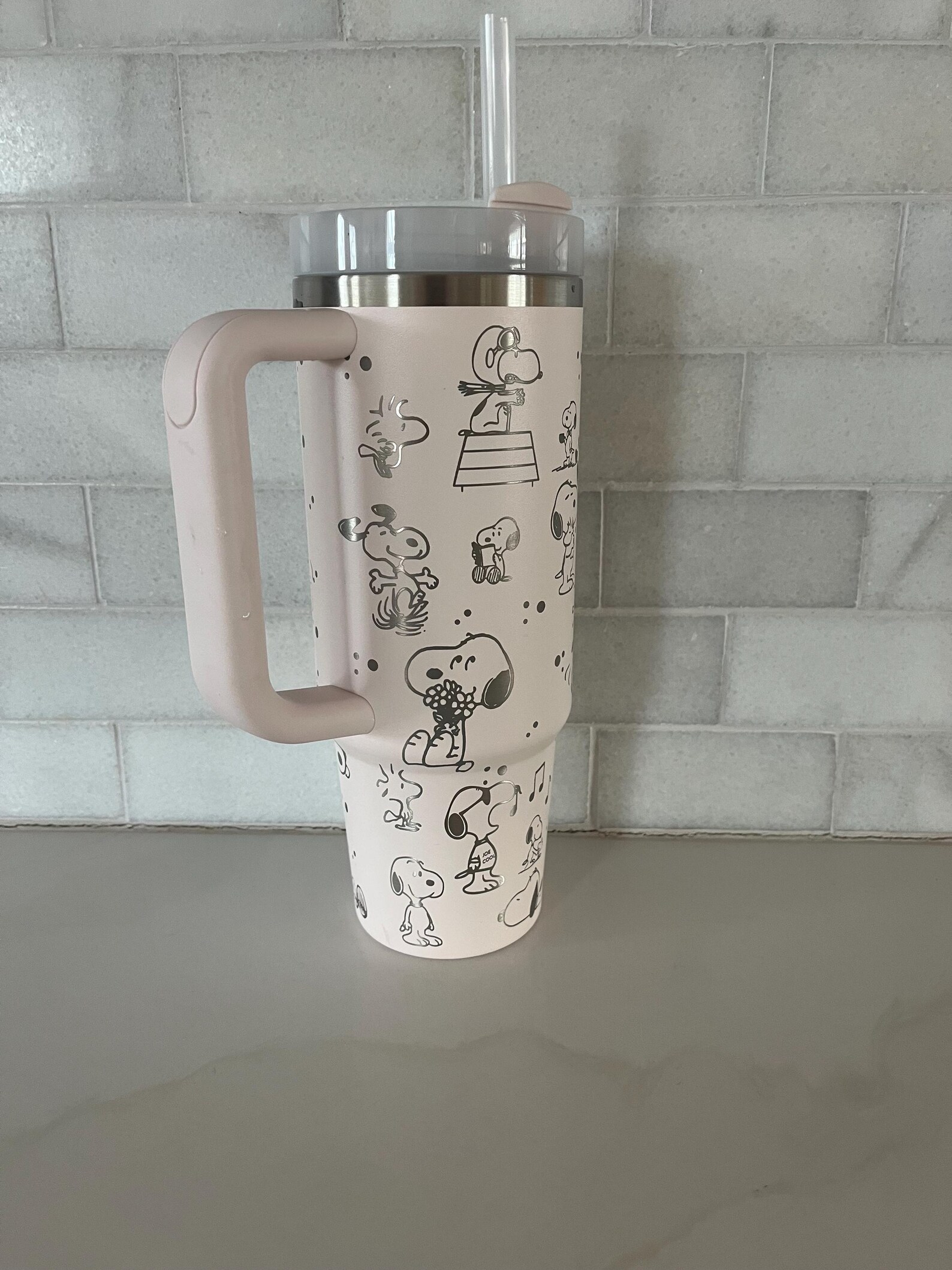 Laser Engraved Snoopy Stanley Tumbler, Peanuts Inspired - Etsy