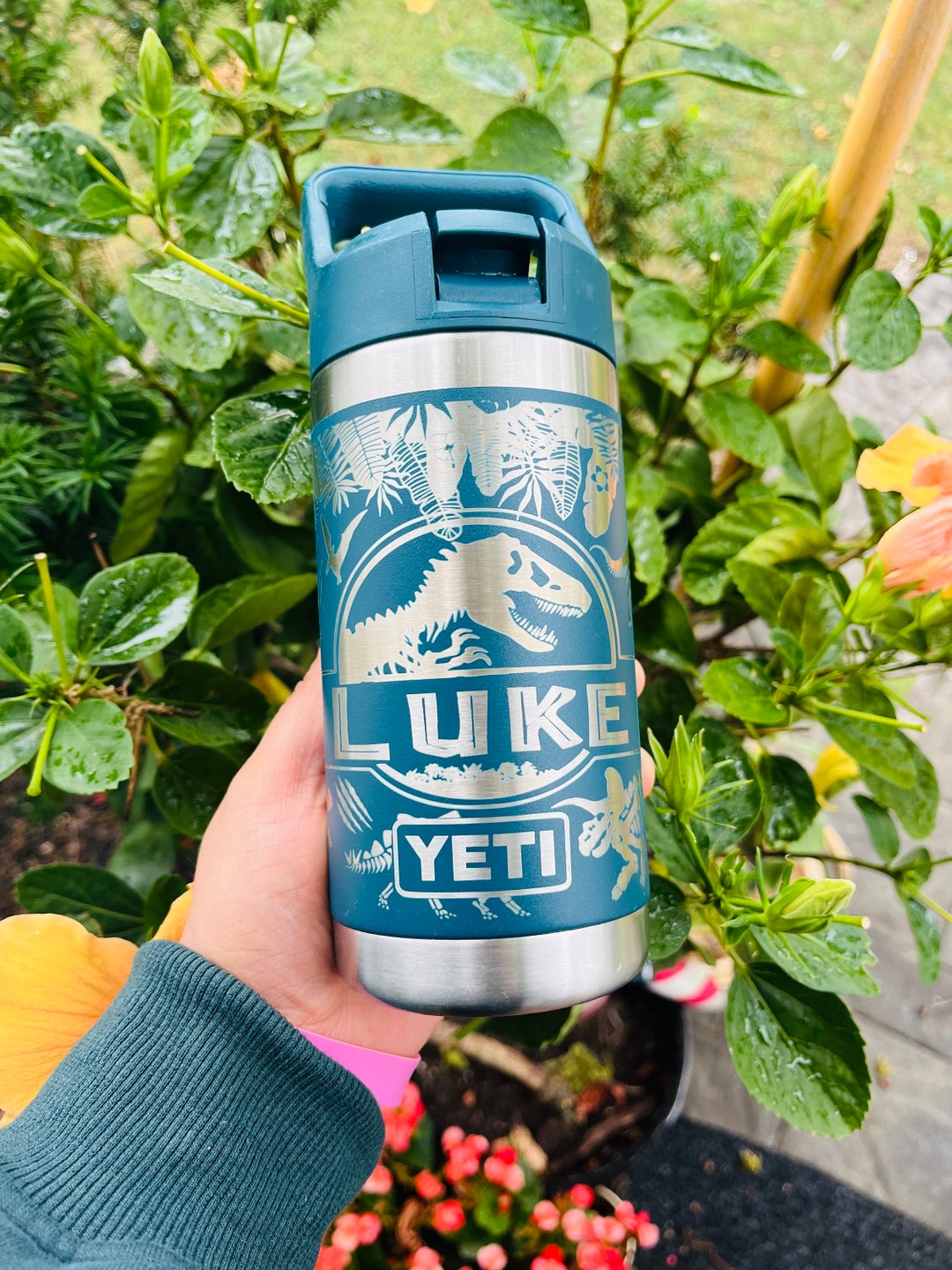 Dino Yeti, Dino Tumbler, Jurassic Cup, Dinosaur Tumbler, Dinosaur Cup - Etsy