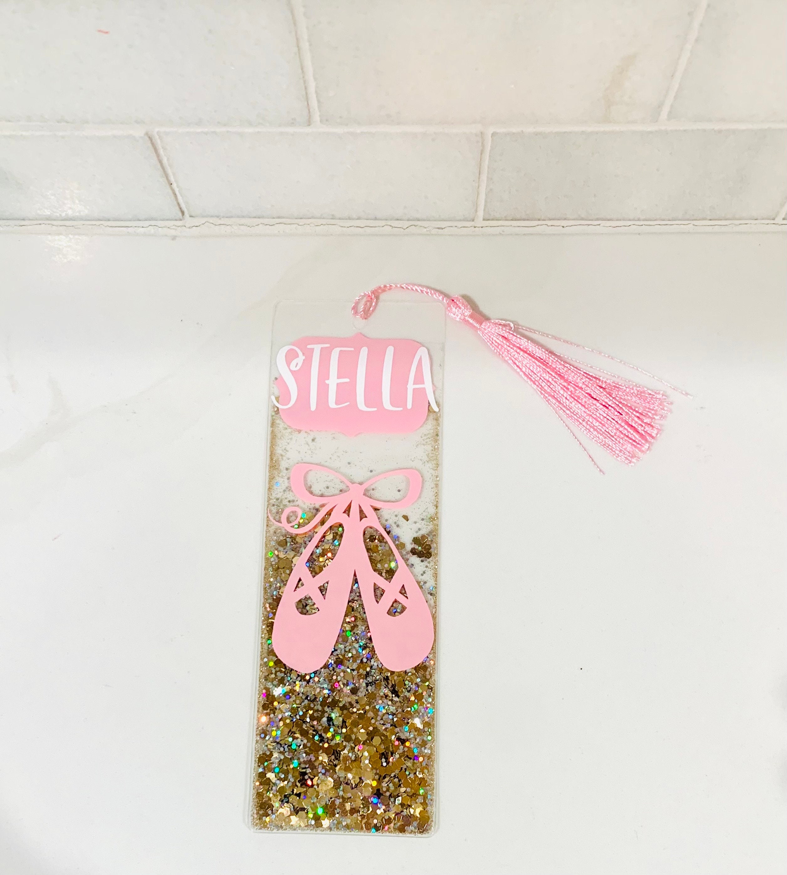 Dance Bookmark, Ballerina Bookmark, Custom Bookmark, Personalized ...