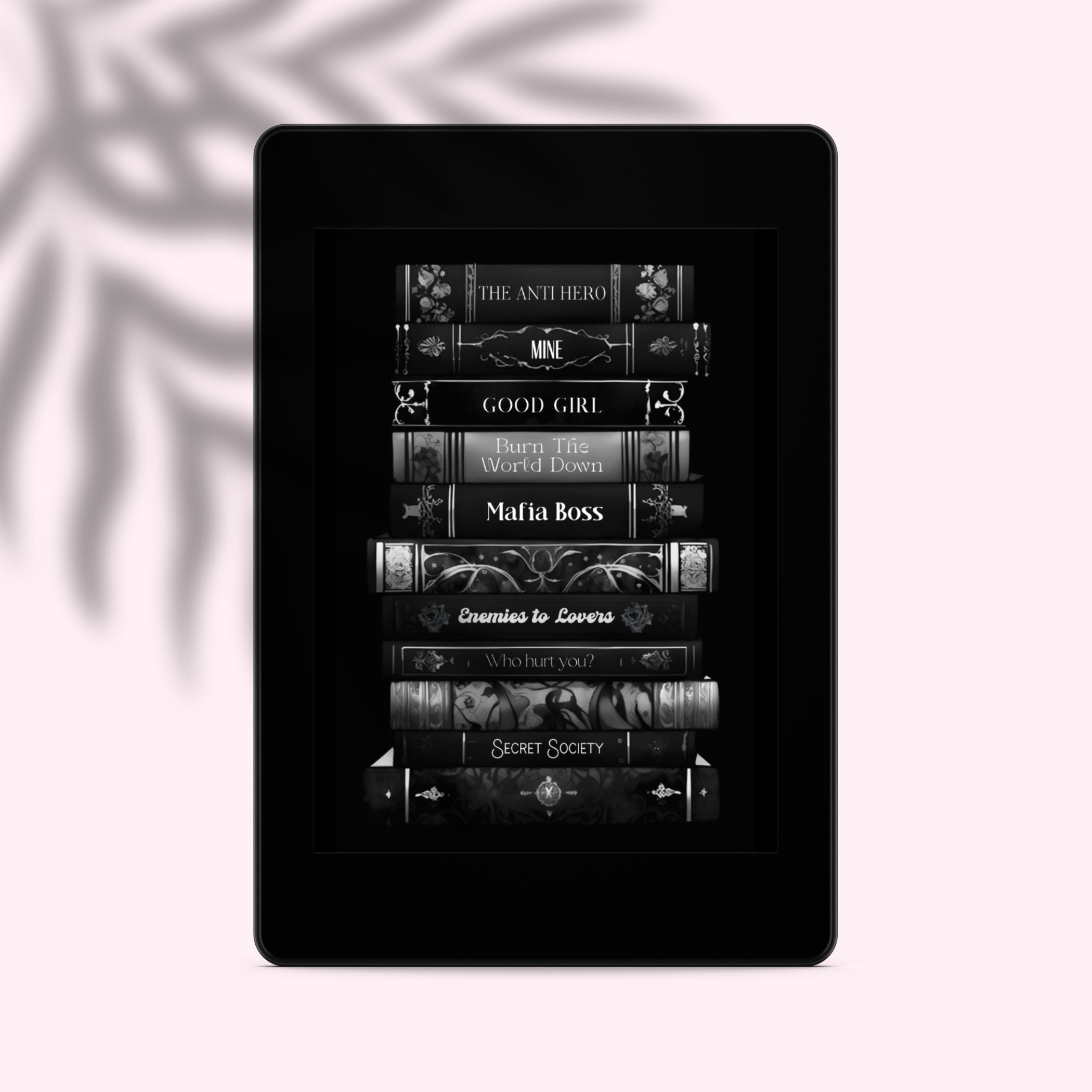 Full Screen Kindle Lock Screen Romance Girlie Tropes Book - Etsy