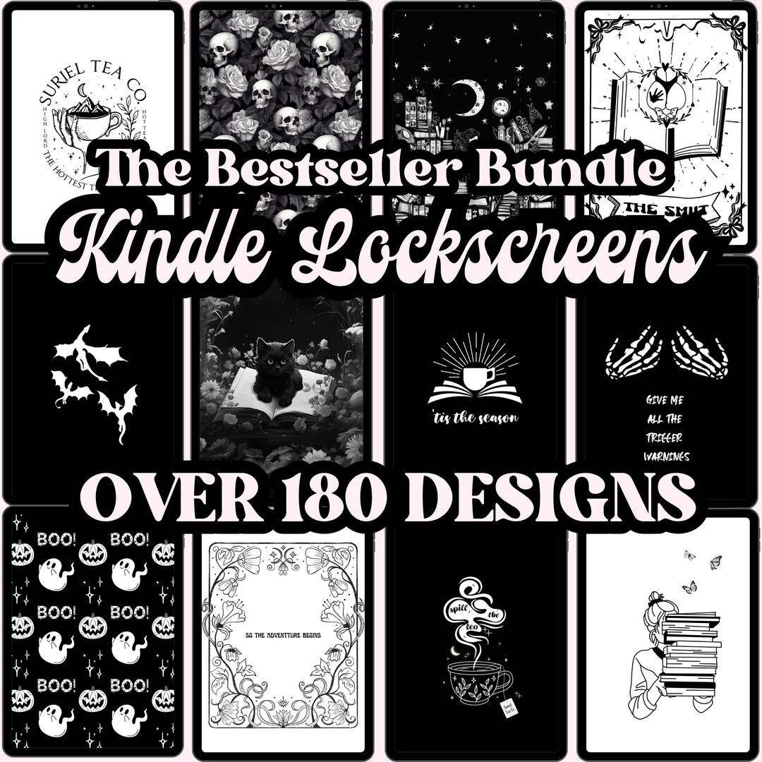 Kindle Lock Screens 180+ Ready Made EPUB Files Digital Download ...