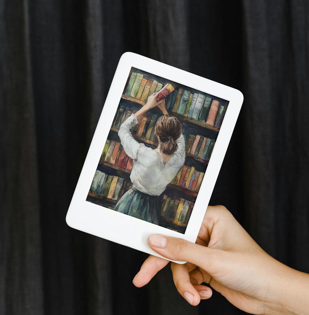 Kindle Colorsoft Lock Screen Bundle: 50 Bookish Wallpapers (digital ...