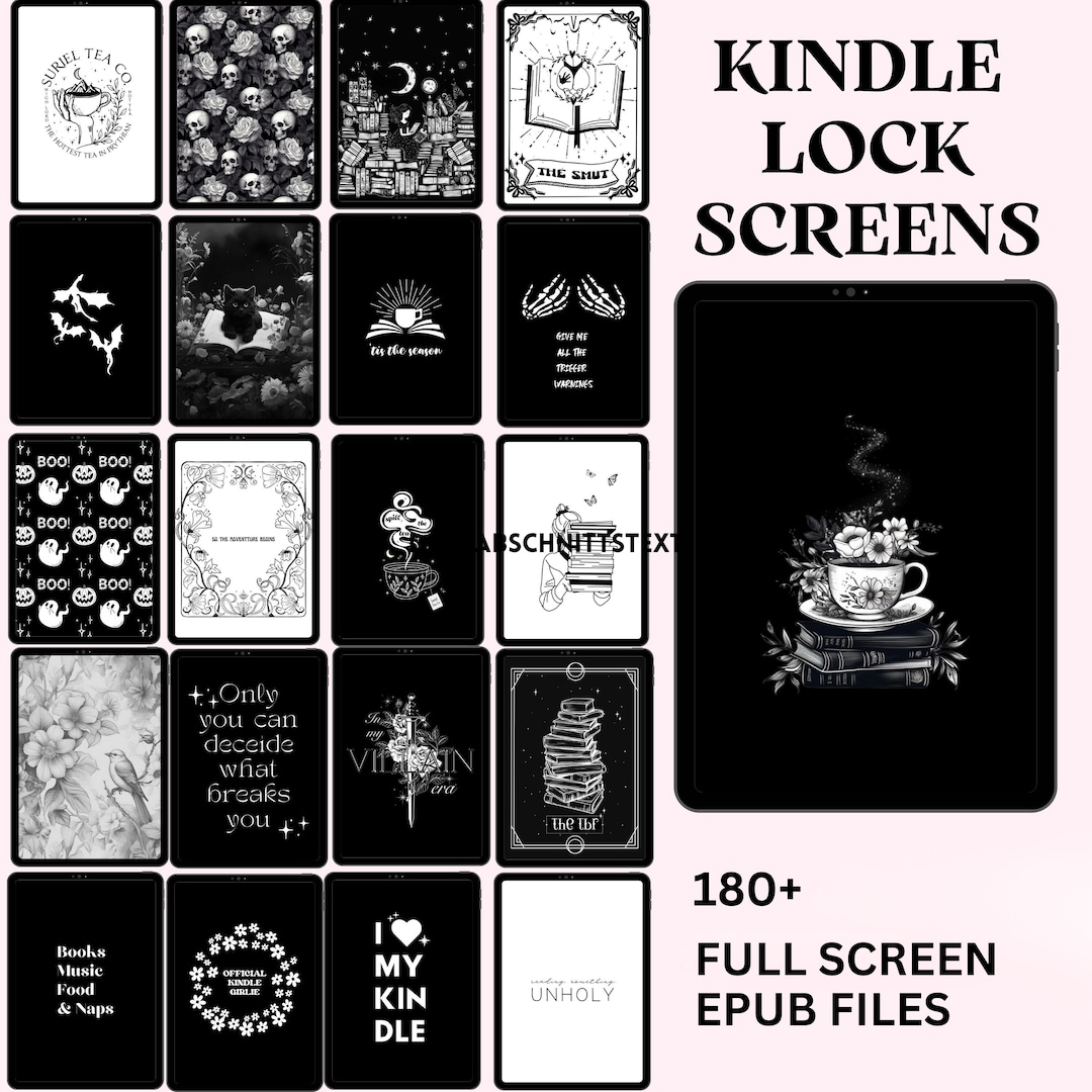 Kindle Lock Screens 180 Full Screen EPUB Files Digital Download Kindle ...