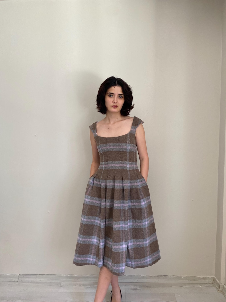 Midi Dress Sewing Pattern for Women | Back Tie, Pockets (digital PDF ...