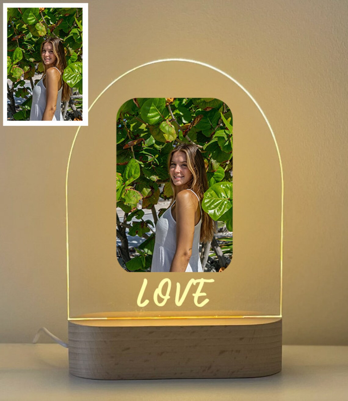 Custom Night Photo Collage LED Lights Birthday Gifts for Her - Etsy