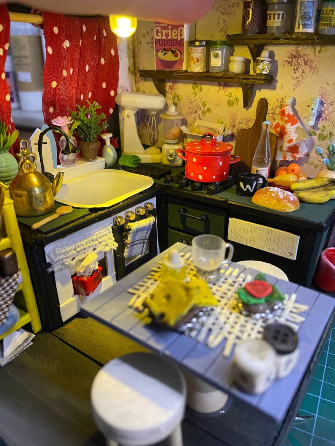 Miniature House Kitchen - Etsy