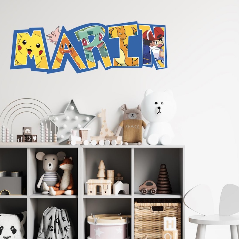 Wall Sticker Name - Etsy
