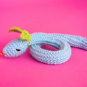 Blueberry Snake Catnip Cat Toy Hand Knitted Cat Toy | Pawsome Knits ...