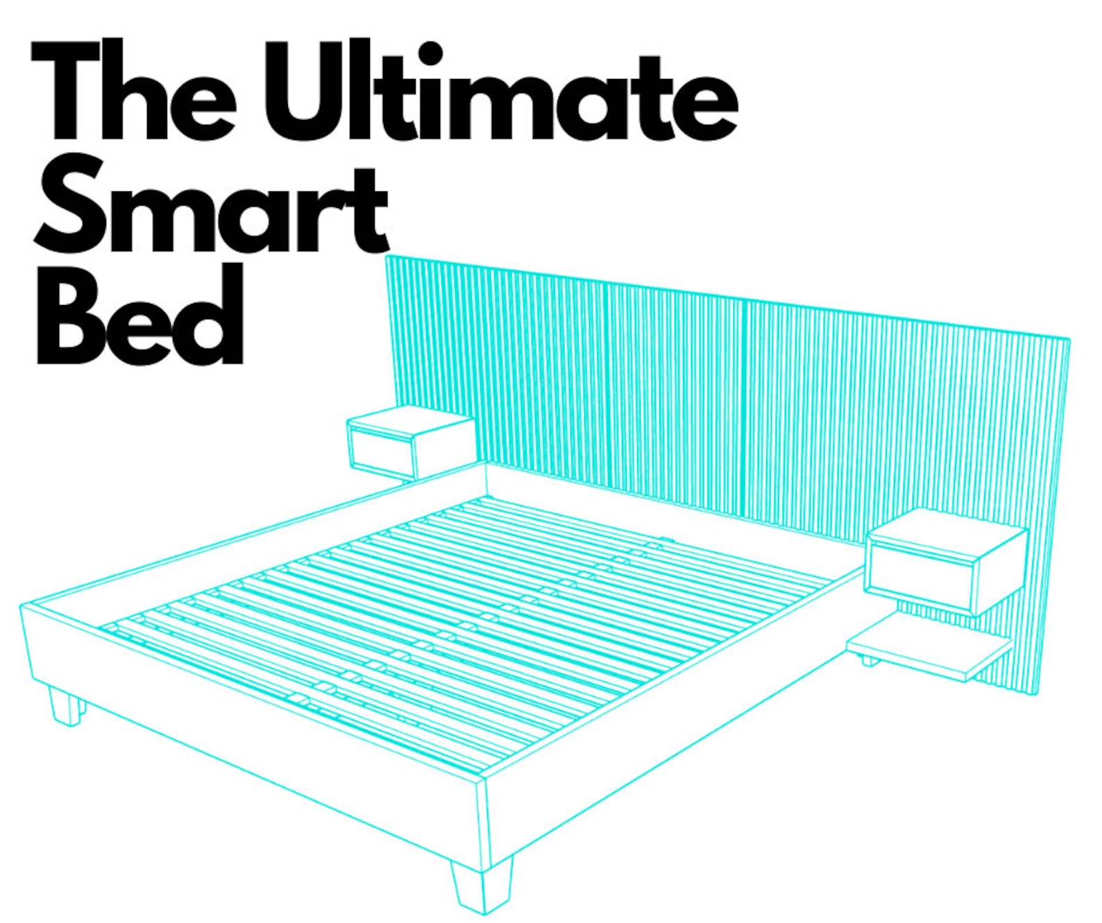 Modern Luxury Bed Build Plans King Size - Etsy