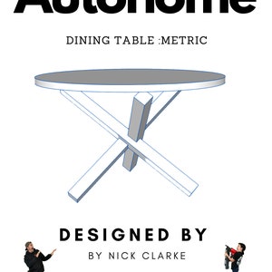 Modern Dining Table Plans - Etsy