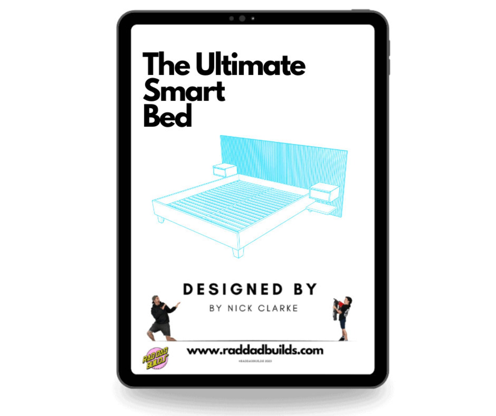 Modern Luxury Bed Build Plans King Size - Etsy