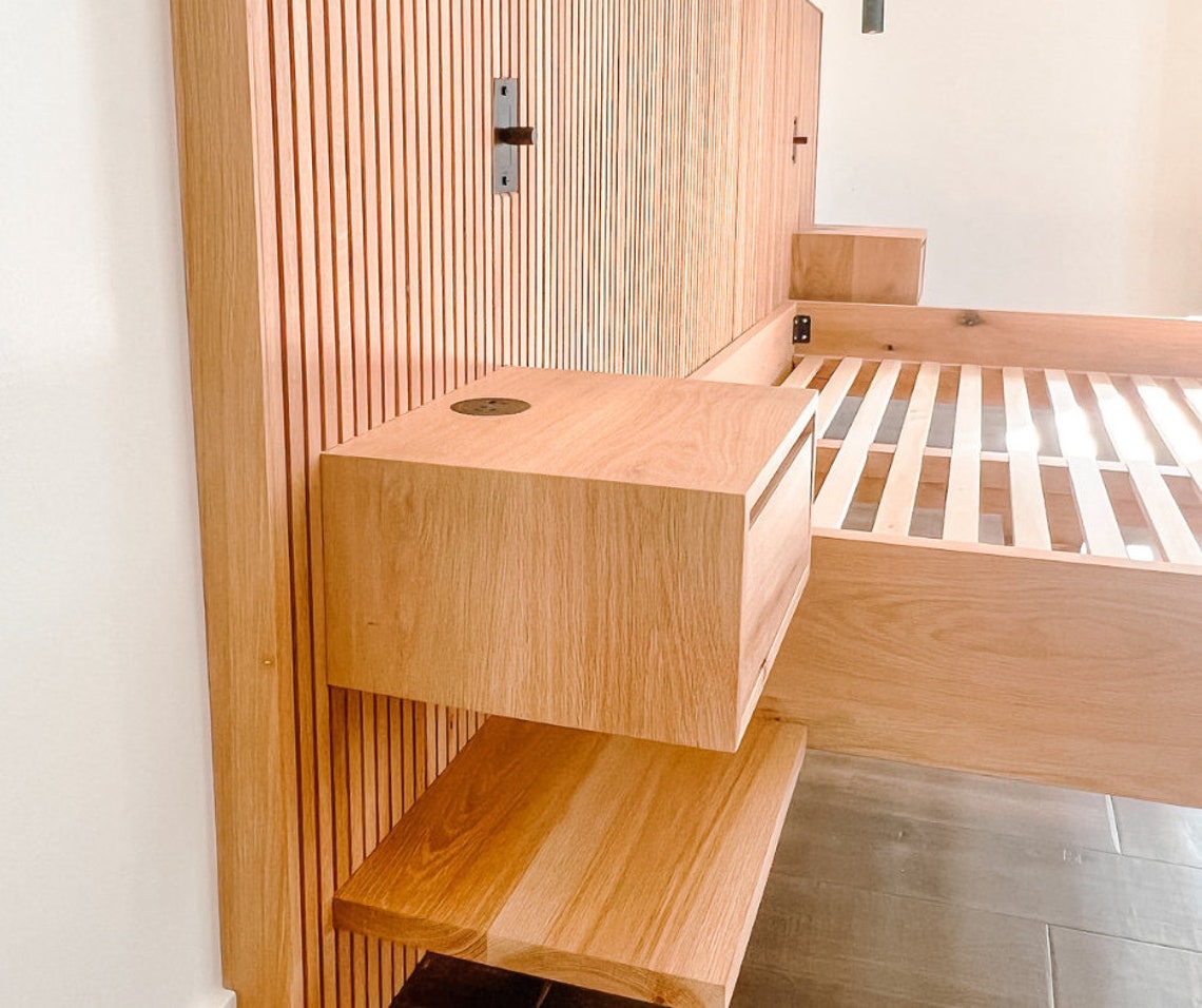 Modern Luxury Bed Build Plans King Size - Etsy