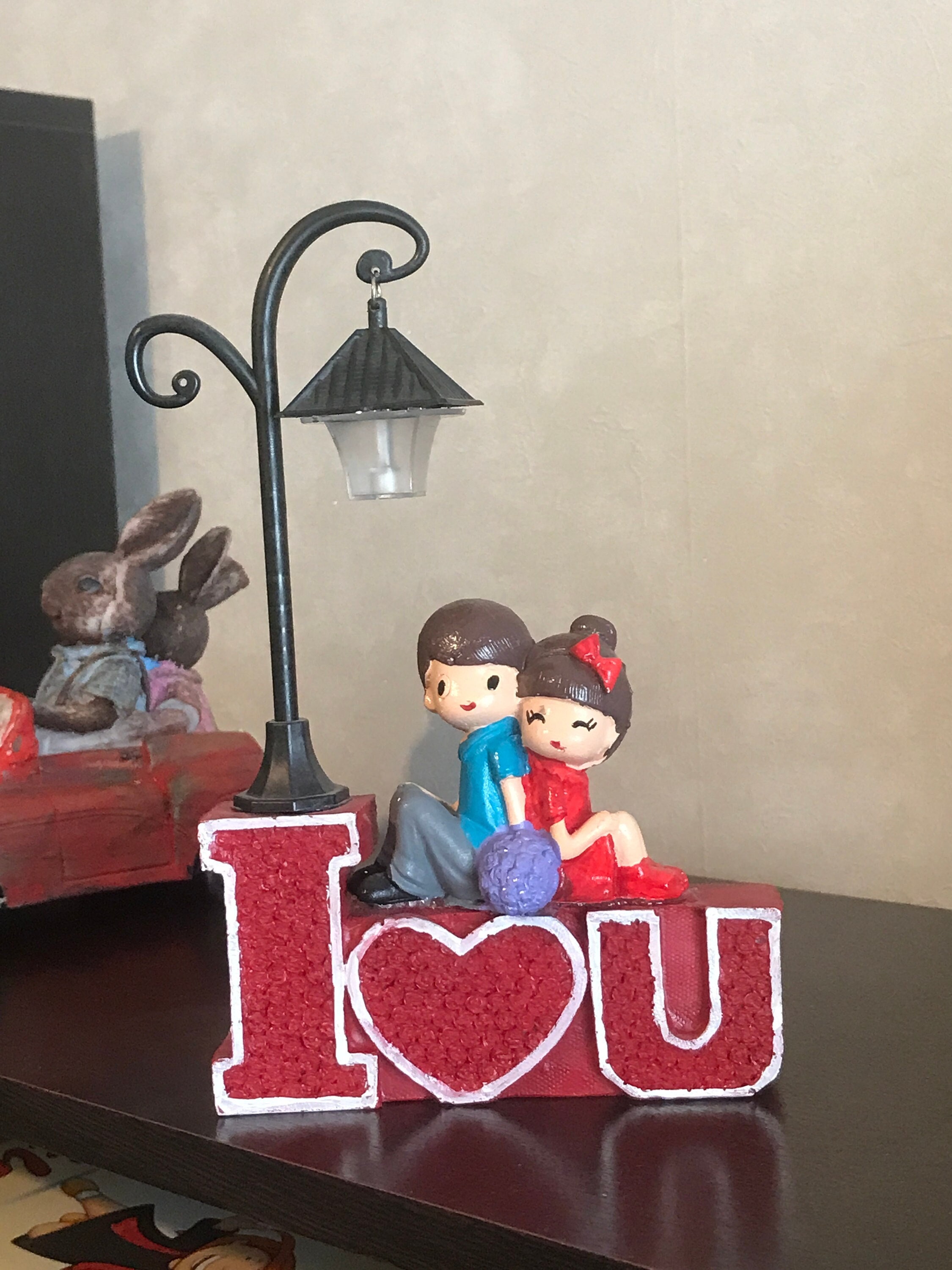 Handcrafted Valentines Bibelot: Mini Love Sculpture for a Romantic ...