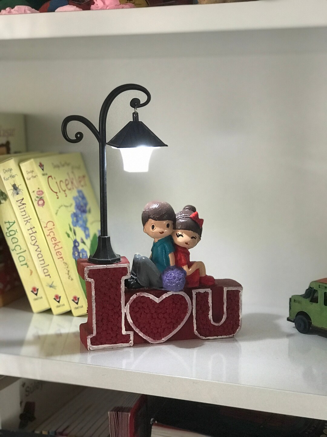 Handcrafted Valentines Bibelot: Mini Love Sculpture for a Romantic ...