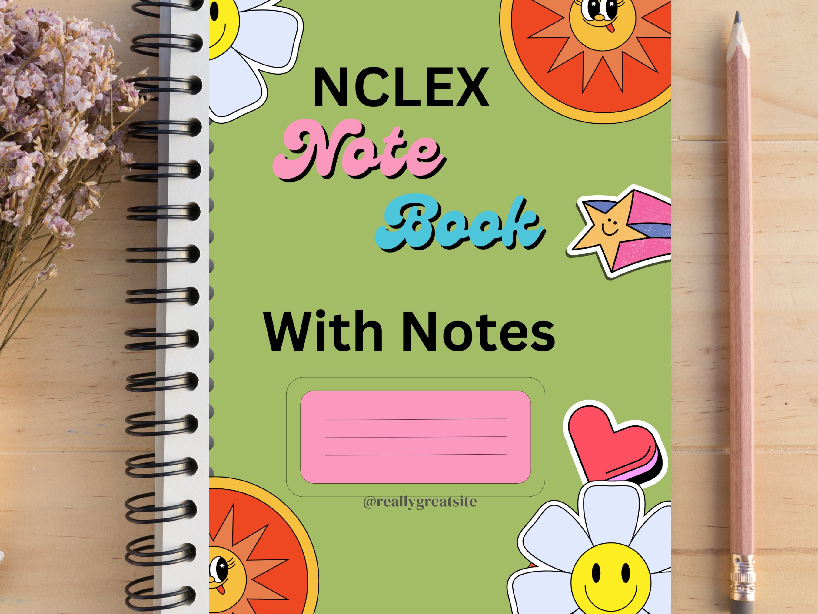 Nclex Notebook With Notes for Nursing School Nclex Study Notes for ...