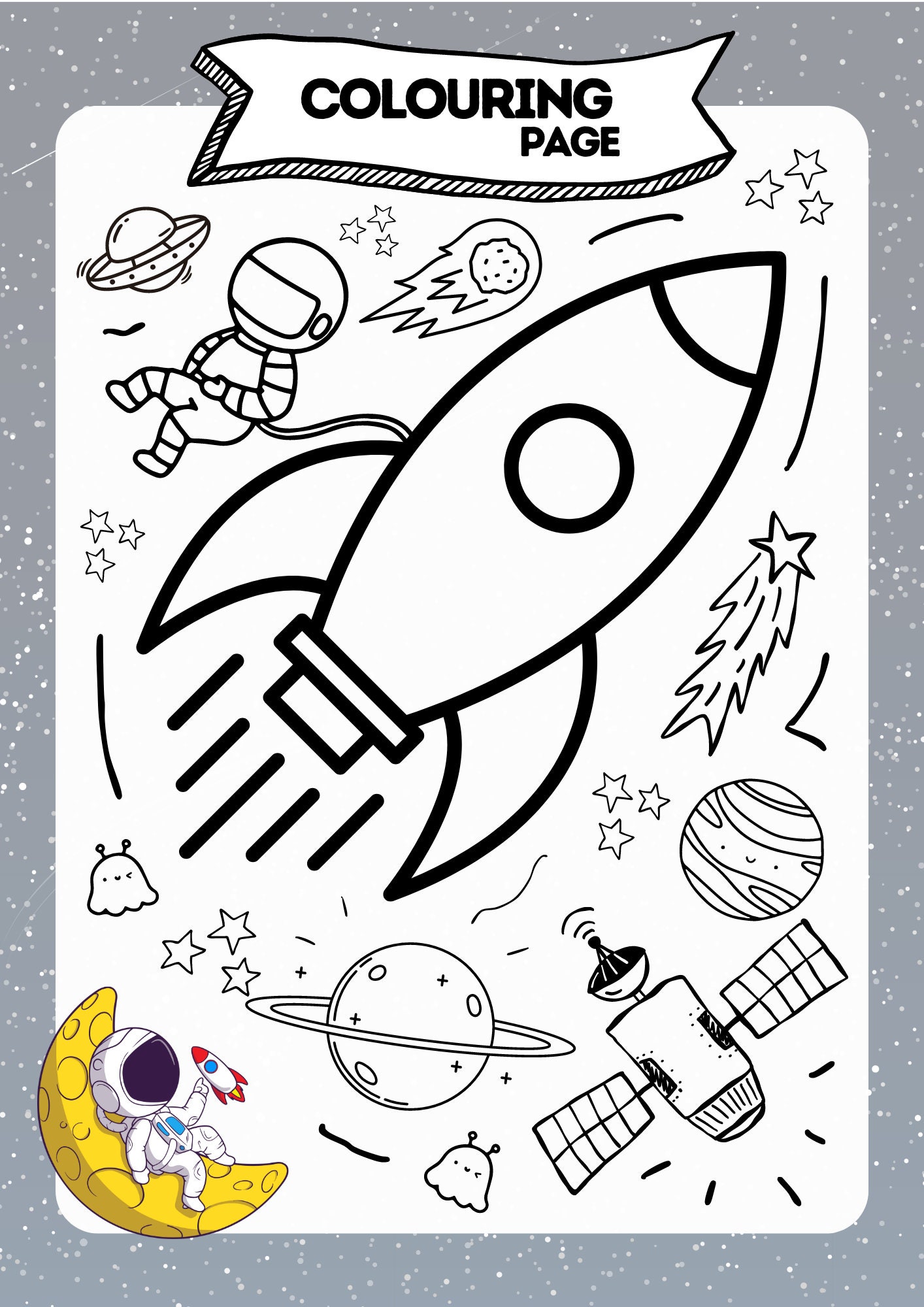 Space Activity Booklet - Etsy
