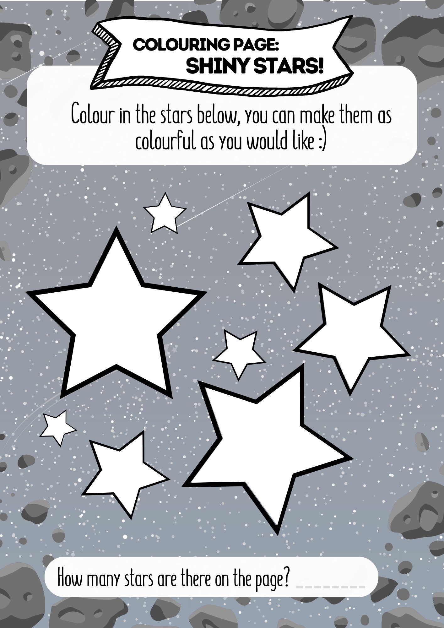 Space Activity Booklet - Etsy