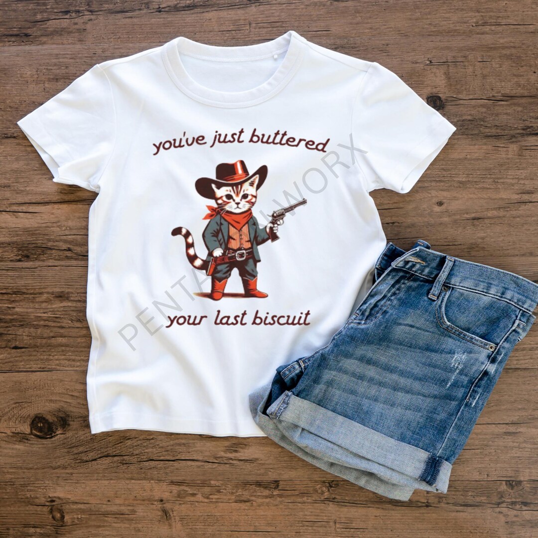 Funny Cowboy Cat PNG: Sassy Western Clipart (digital Download - Etsy