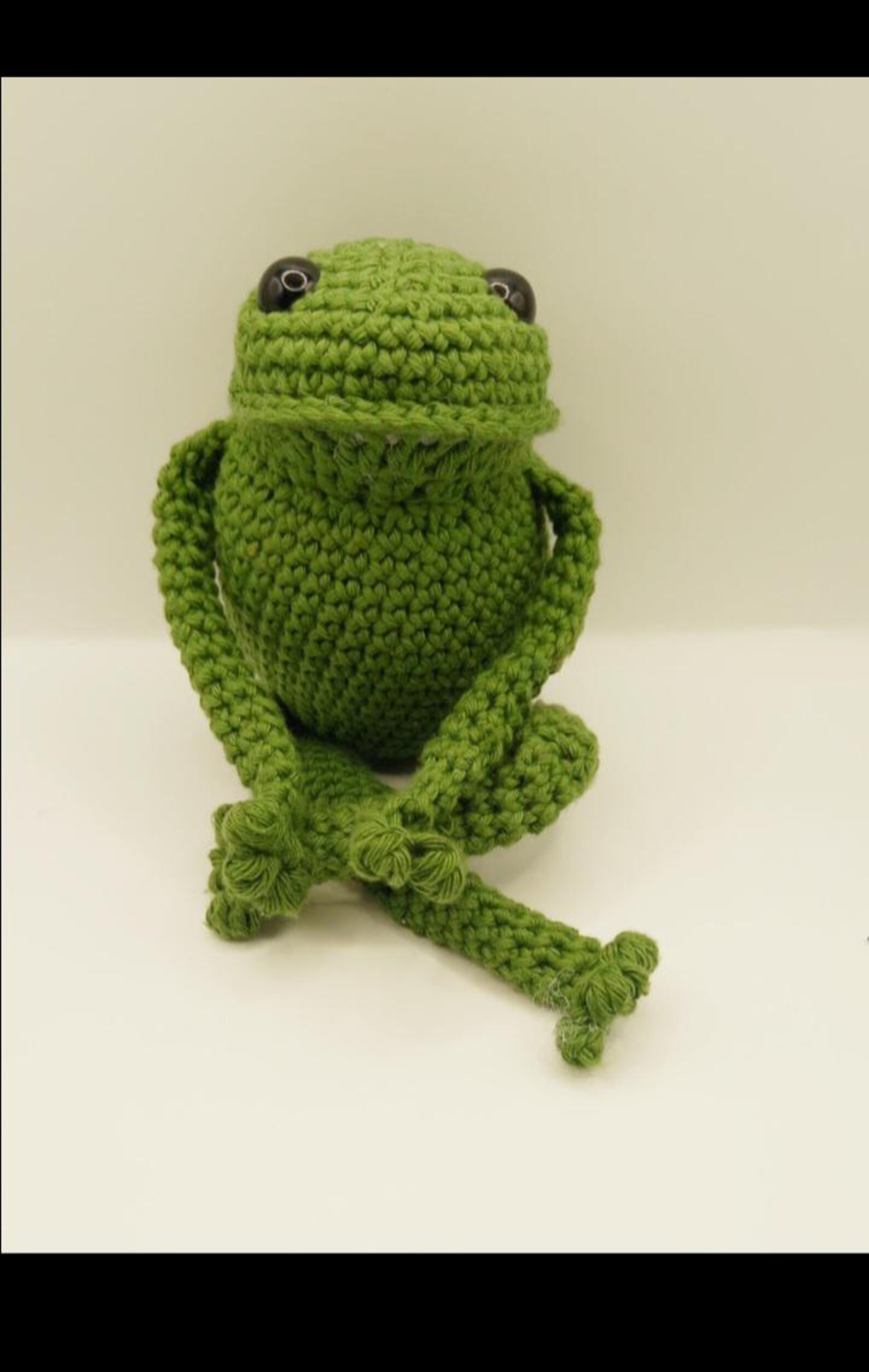 Adorable Derpy Crochet Frog Pattern Only U.S No Sew - Etsy