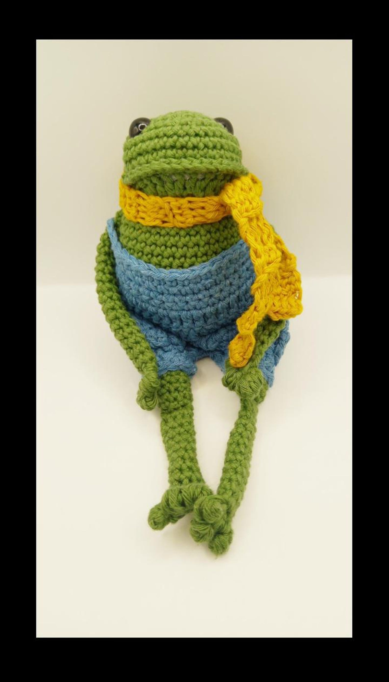 Adorable Derpy Crochet Frog Pattern Only U.S No Sew - Etsy