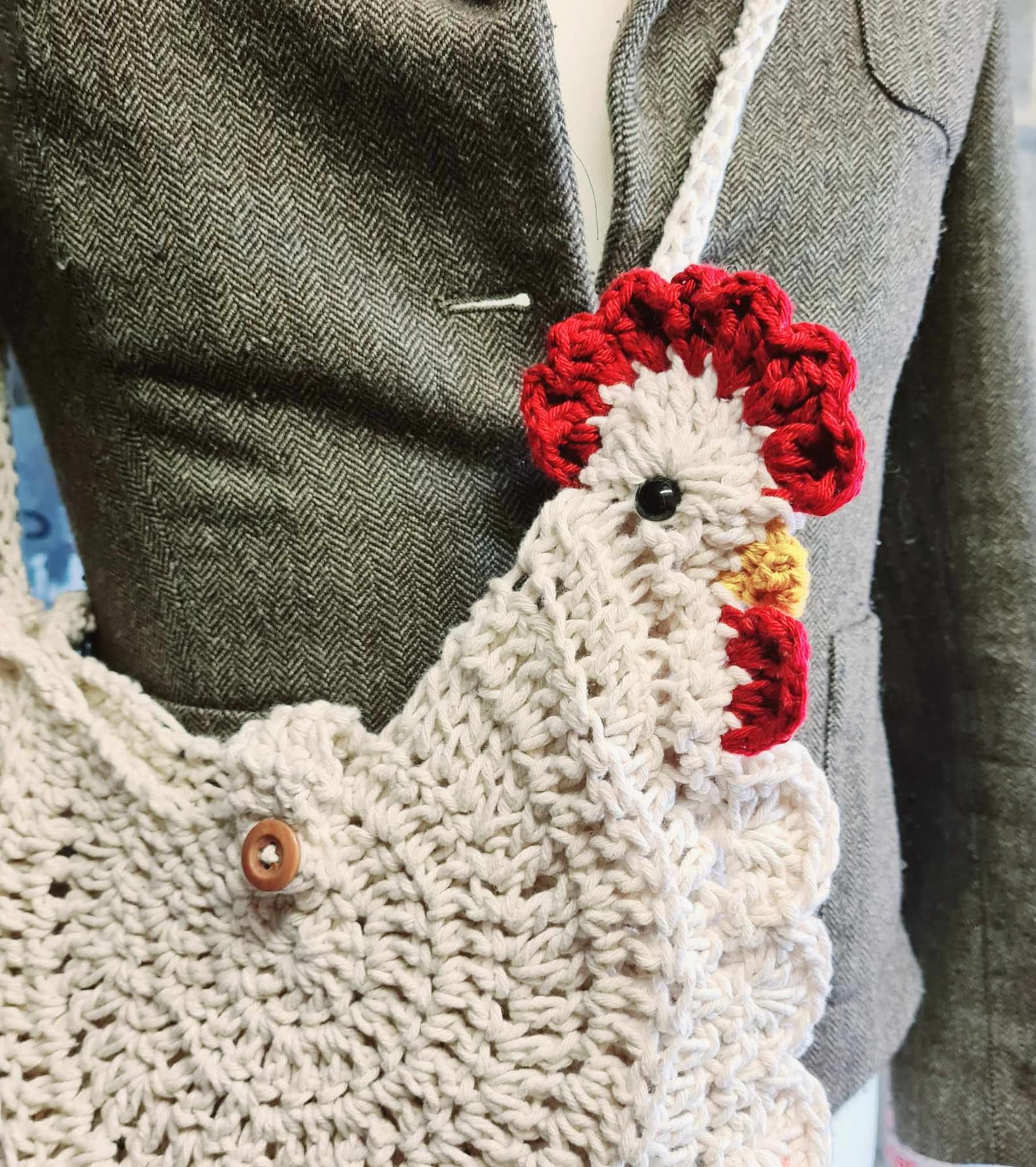 Crochet Chicken Bag Pattern Only U.S Terms - Etsy Canada