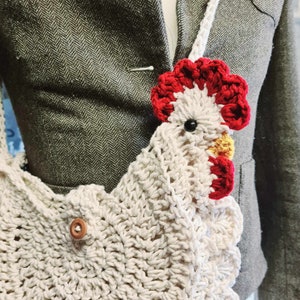 Crochet Chicken Bag Pattern Only U.S Terms - Etsy