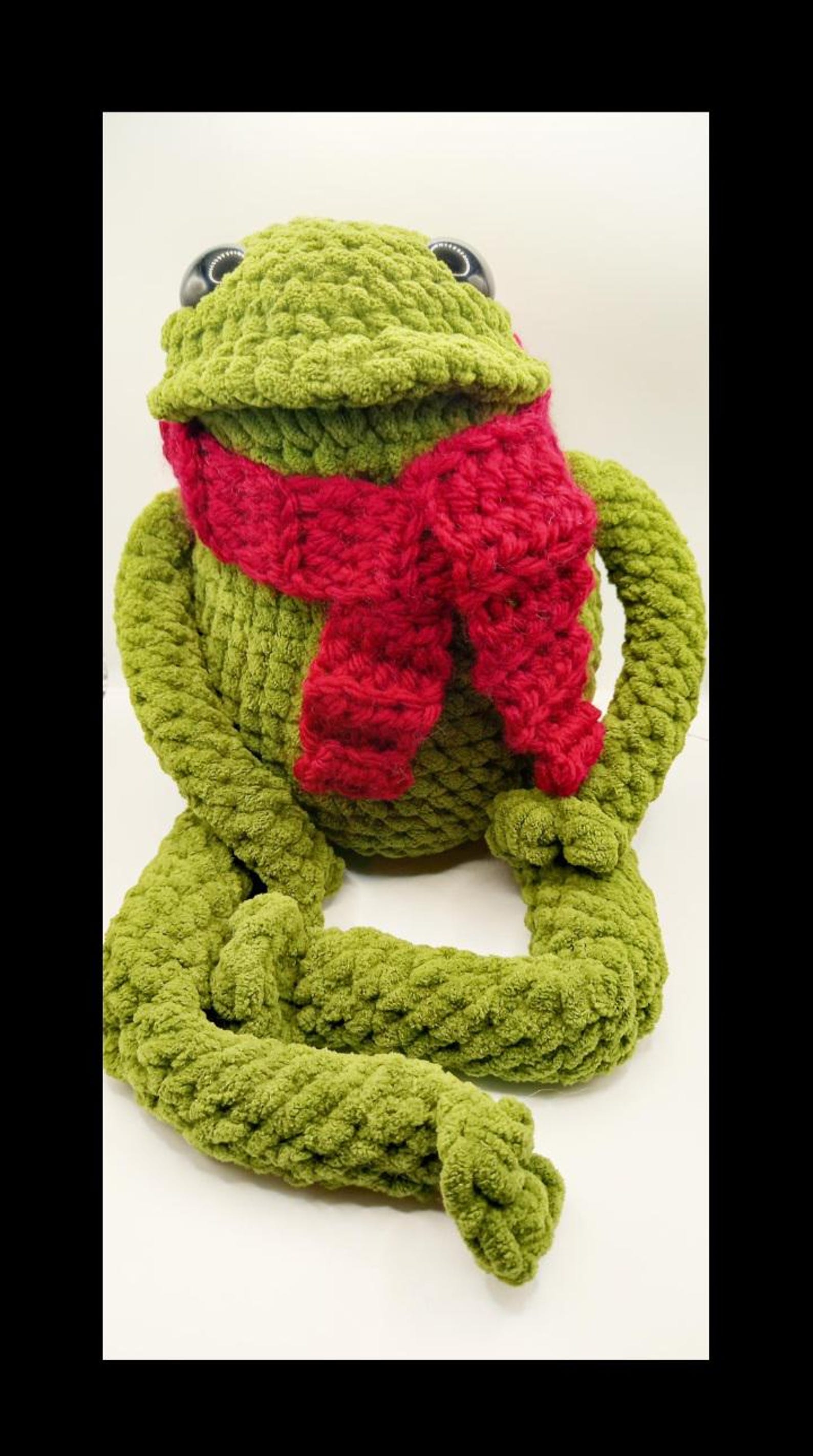 Adorable Derpy Crochet Frog Pattern Only U.S No Sew - Etsy