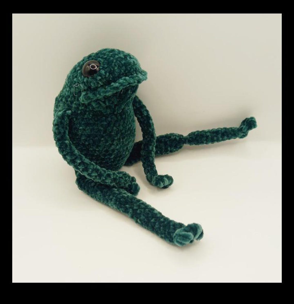 Adorable Derpy Crochet Frog Pattern Only U.S No Sew - Etsy