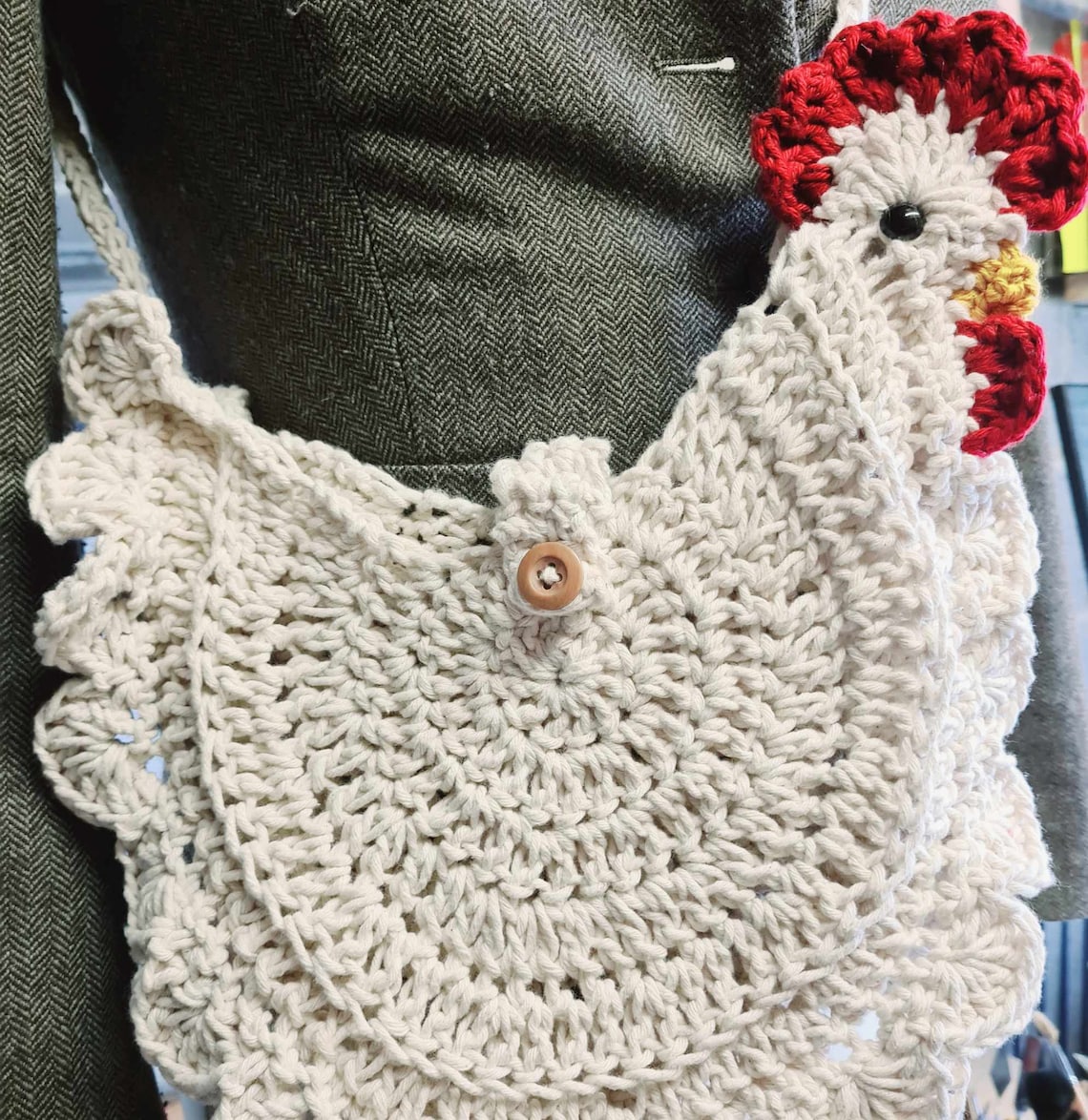 Crochet Chicken Bag Pattern Only U.S Terms - Etsy Canada