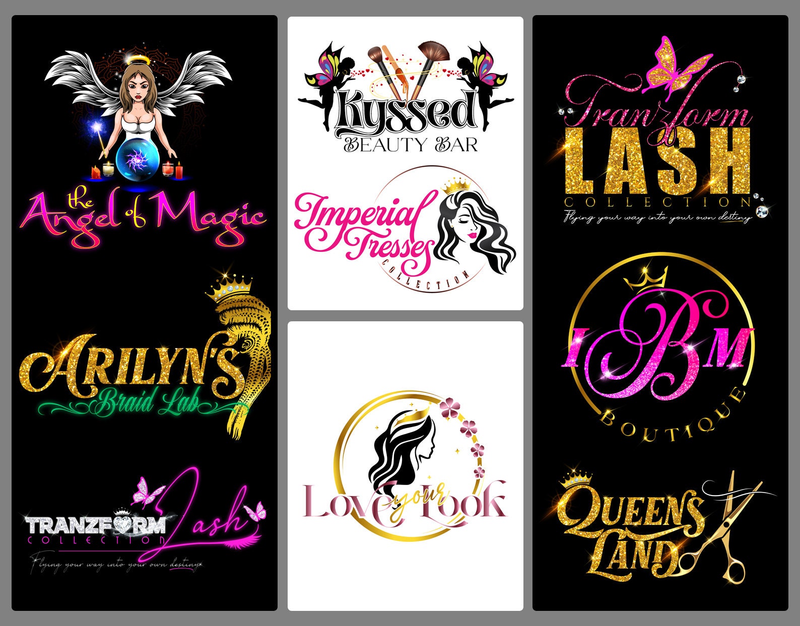 Boutique Logo, Fashion Logo, Logo Design, Clothes Logo, Online Boutique Logo, Clothing Line Logo ...