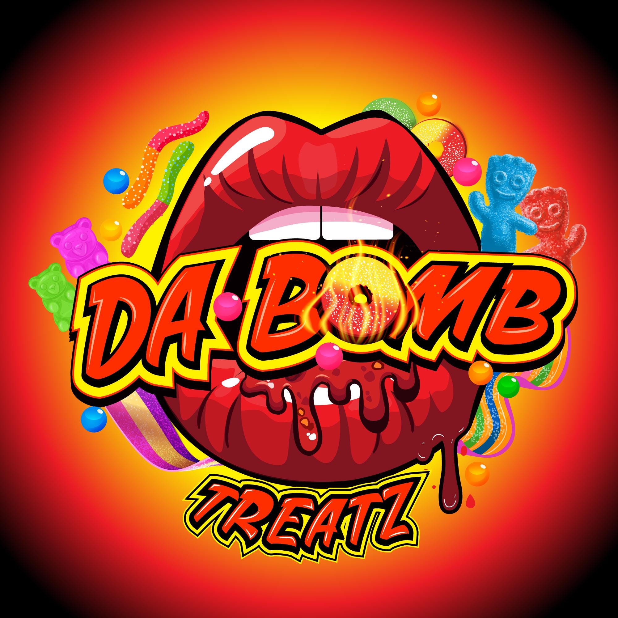 Mexican Candy Logo Design: Chamoy, Fruit Gushers, Gummy Bears, Peach ...