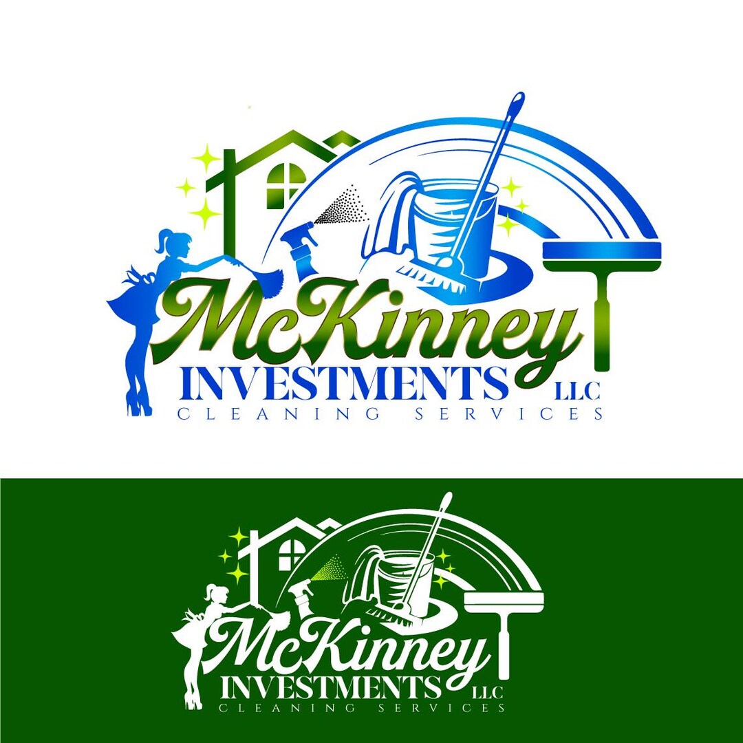 House Cleaning and Maid Logo Designs | Housekeeping Logo Design Package ...