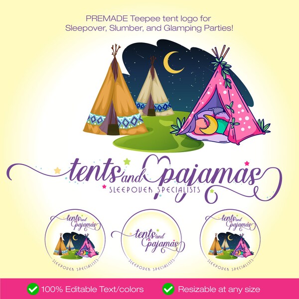 Teepee Stickers - Etsy