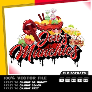 Unique Gusher Chamoy Logo Designs for Mexican Sweets, Tajin, Fruits and ...