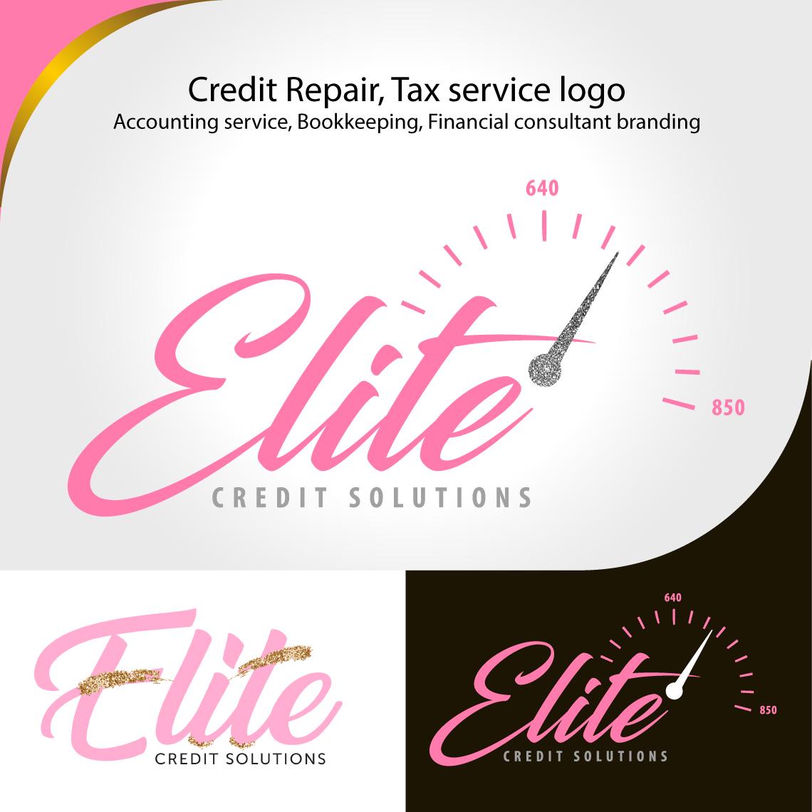 Tax Business Logo Design: Rose Gold Finance Branding, Canva Templates ...