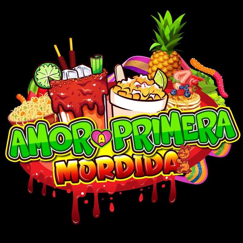 Unique Gusher Chamoy Logo Designs for Mexican Sweets, Tajin, Fruits and ...