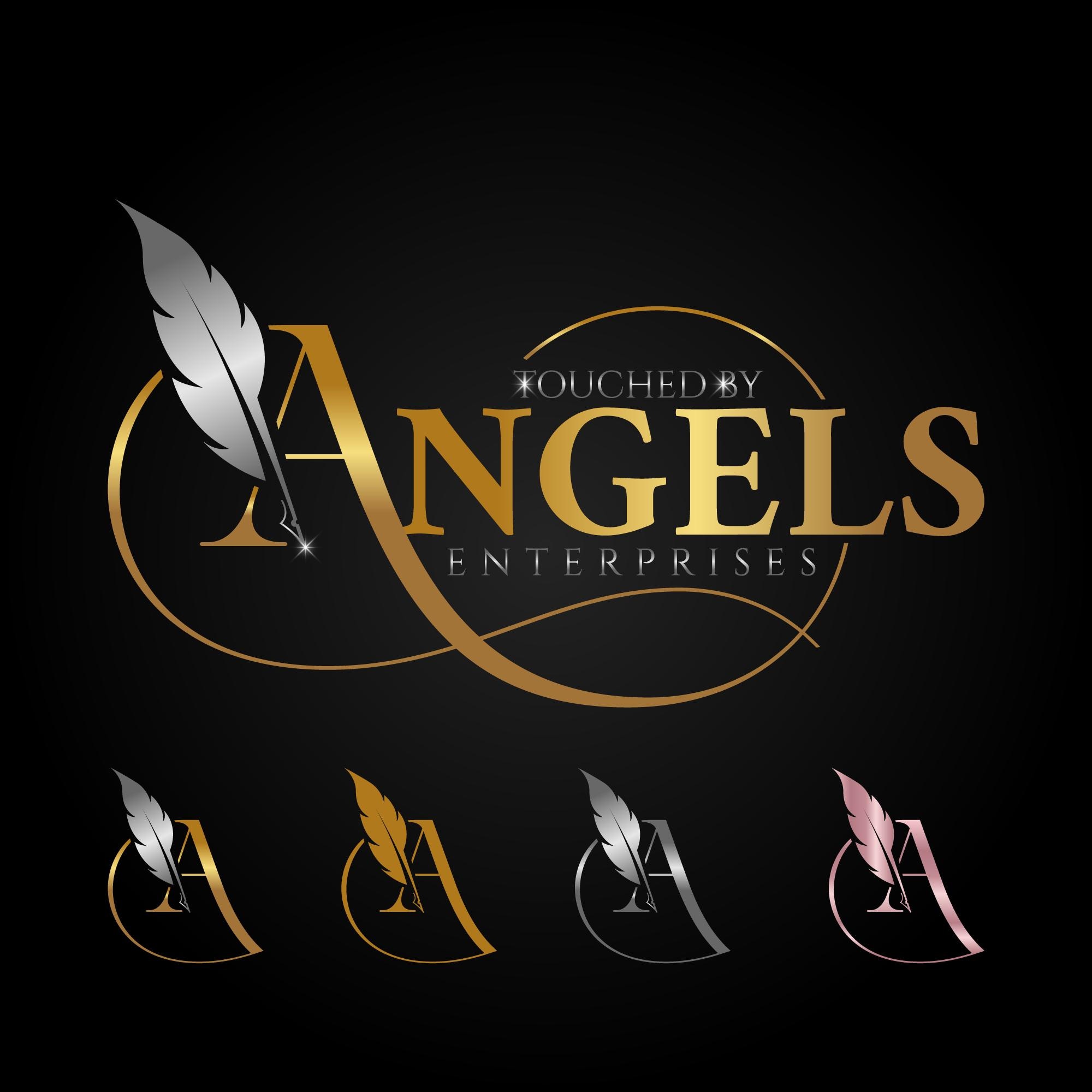 Tax Business Logo Design: Rose Gold Finance Branding, Canva Templates ...